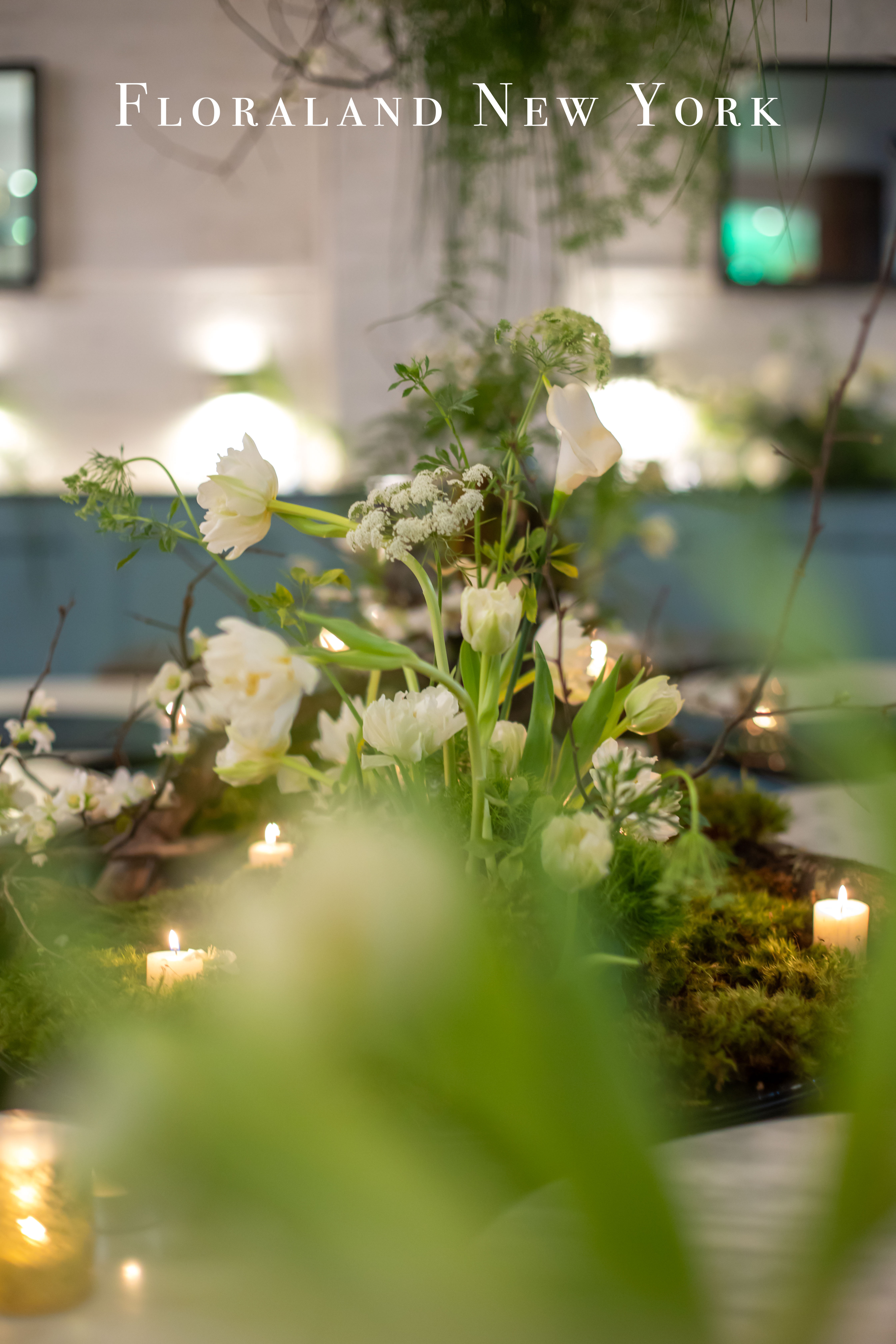 Restaurant Floral Art Decor