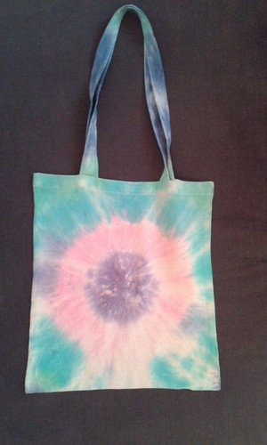 Purple, pink and blue Eco-bag | diy-blog