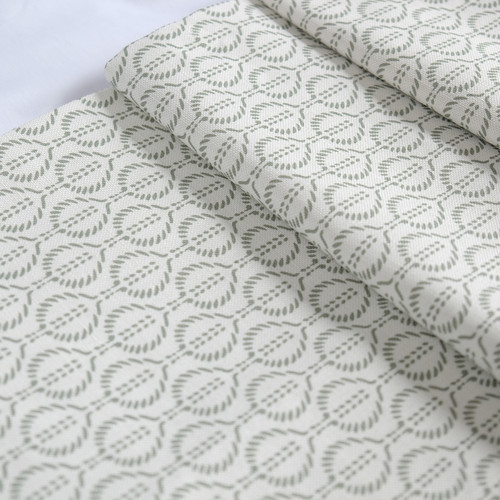 Hopper, Eucalyptus Linen Fabric | leapingfoxes