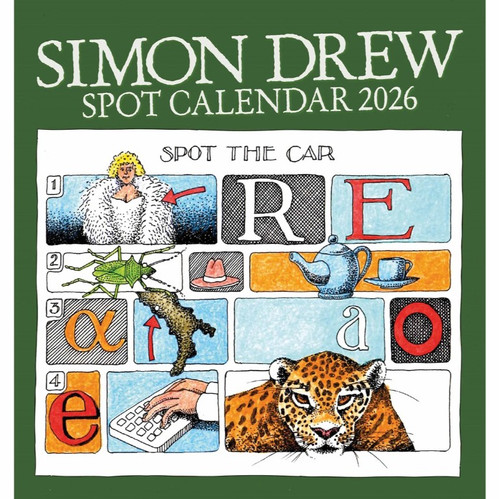Simon Drew, 2026 Easel Desk Calendar by Carousel Calendars | The ...