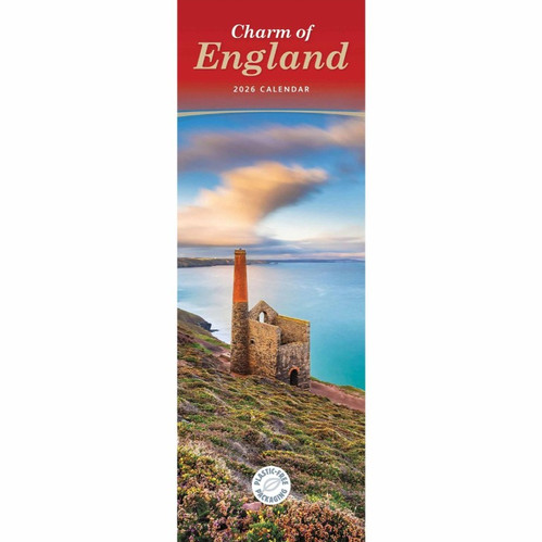 Charm of England, 2026 Regional Slim Calendar by Carousel Calendars ...