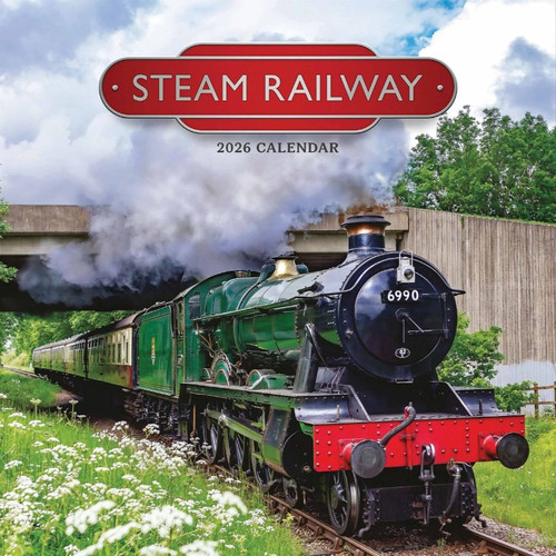 Steam Railway, 2026 Wall Calendar by Carousel Calendars | The ...