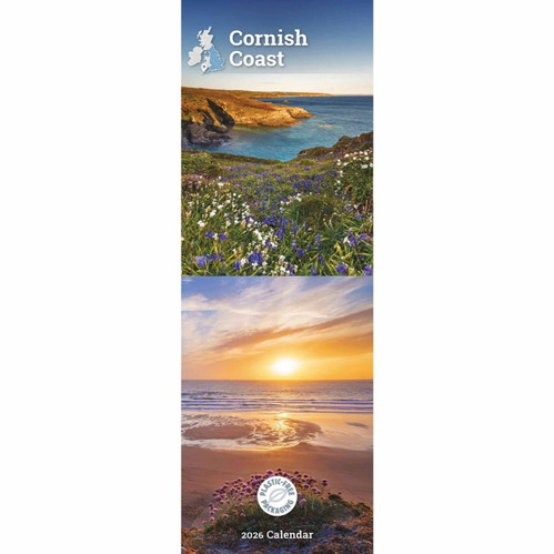 Cornish Coast, 2026 Regional Slim Calendar by Carousel Calendars | The ...