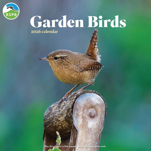 RSPB Garden Birds 2026 Wall Calendar by Carousel Calendars | The ...