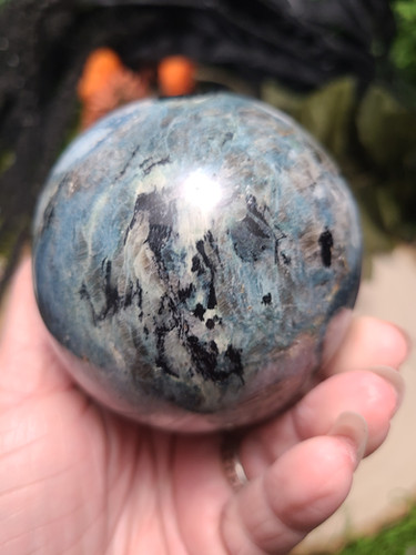 Iolite with Inclusions Sphere | witchywares