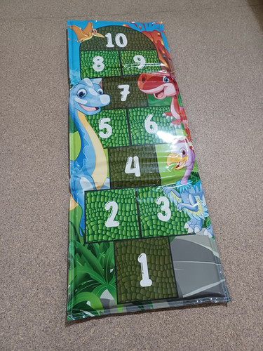 Dinosaur hopscotch | Fun On Wheels Ents