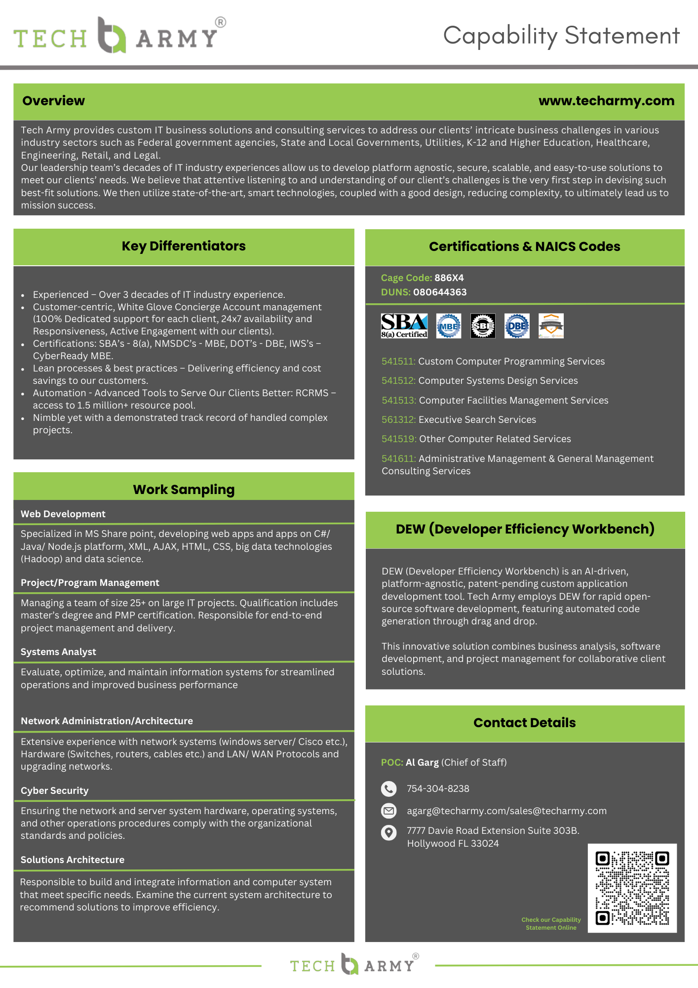 Tech Army LLC | 7777 Davie Road Extension, Hollywood, FL, USA