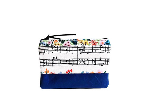 Musical Notes Leather Coin Pouch | 144collection