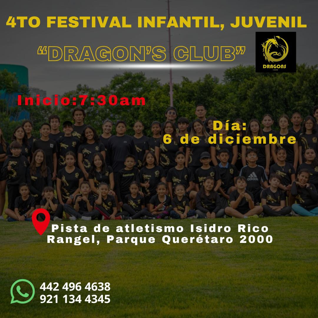 Resultados 4to Festival Infantil Juvenil Dragons Club 2025