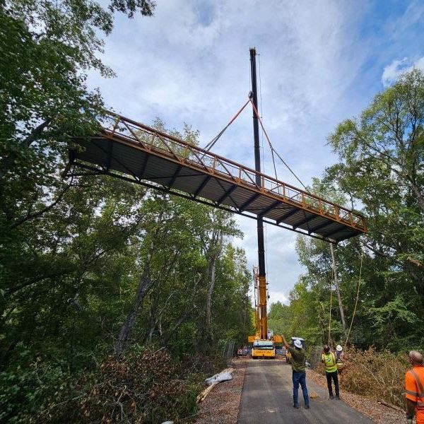 THE ALCOVY RIVER BRIDGE IS NOW COMPLETE AND 14.25 MILES OF CONTINUOUS ...