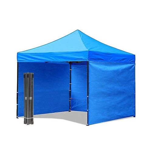 Toldo plegable 2x2 Azul con Paredes Laterales | Easyrack