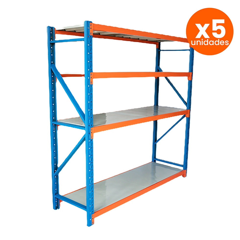 Pack de 5 Estantes Rack 800 Kilos | Easyrack