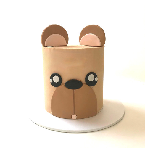 Written Tutorial on How to Make a Bear Face Cake | Mysite 2