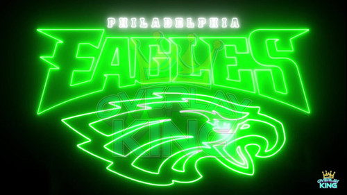 Philadelphia Eagles Neon Logo Reveal | The Overlay King