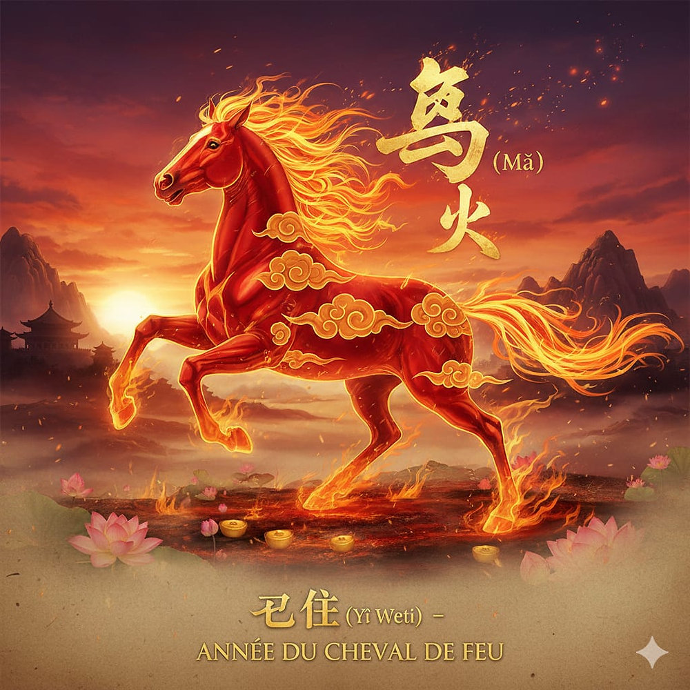 2026 : Année du Cheval de Feu (Feu Yang)