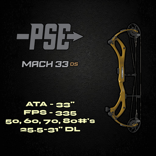 PSE Mach 33 DS | Boone Archery Canada