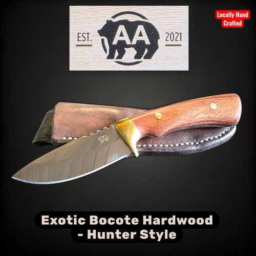 Bocote Hunter Style Knife | Boone Archery Canada