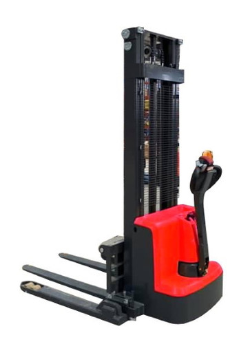 ES-15B Fully Electric Pallet Walkie Powered Straddle Stacker Motorized ...