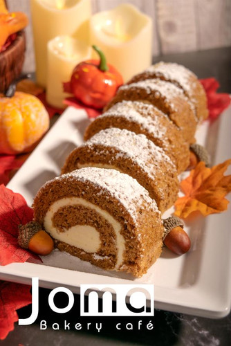 Pumpkin Cream Cheese Roll | Joma Bakery Cafe