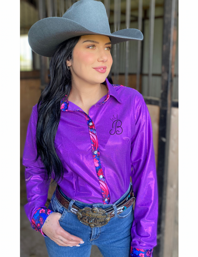 Purple Sparkle & Paisley (Adult) | Betty Brand