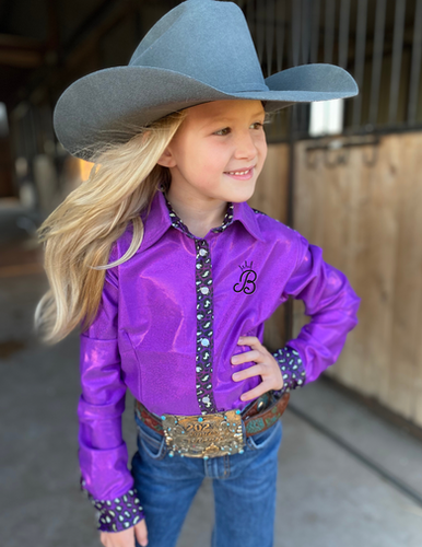 Purple Sparkle & Leopard (Youth) | Betty Brand