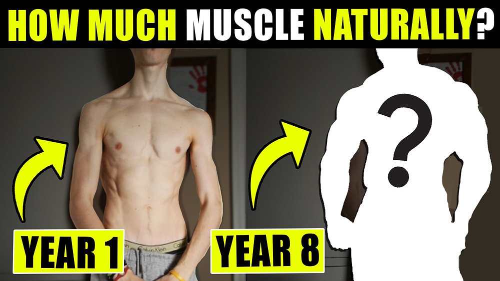 how much muscle can you build naturally