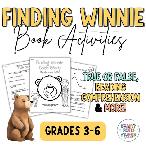 Grades 3-6 : Finding Winnie - Reading Comprehension - Remembrance Day ...