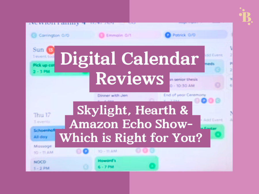 Digital Calendar Review of Three of the Most Popular Brands (Skylight ...