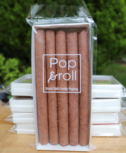 Chocolate Wafer Rolls | Pop & Roll