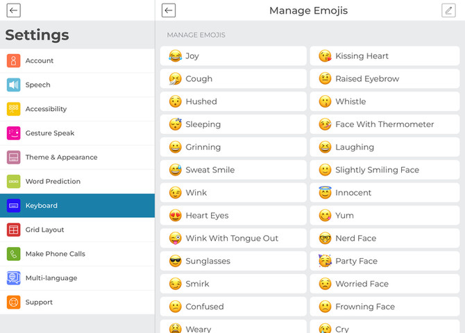 Managing Emojis