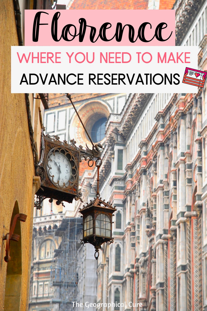 Popular Sites You Need Advance Reservations For In Florence
