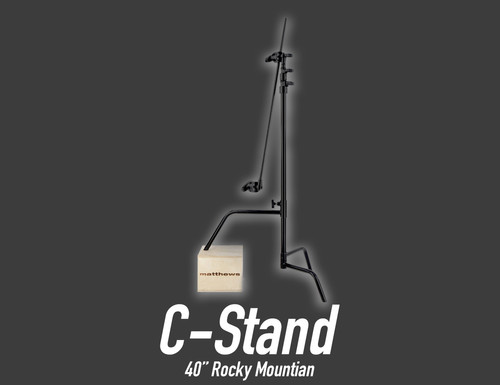 C-Stand | 40" Matthews Rocky Mountain w/ Arm | Sparklite Rentals