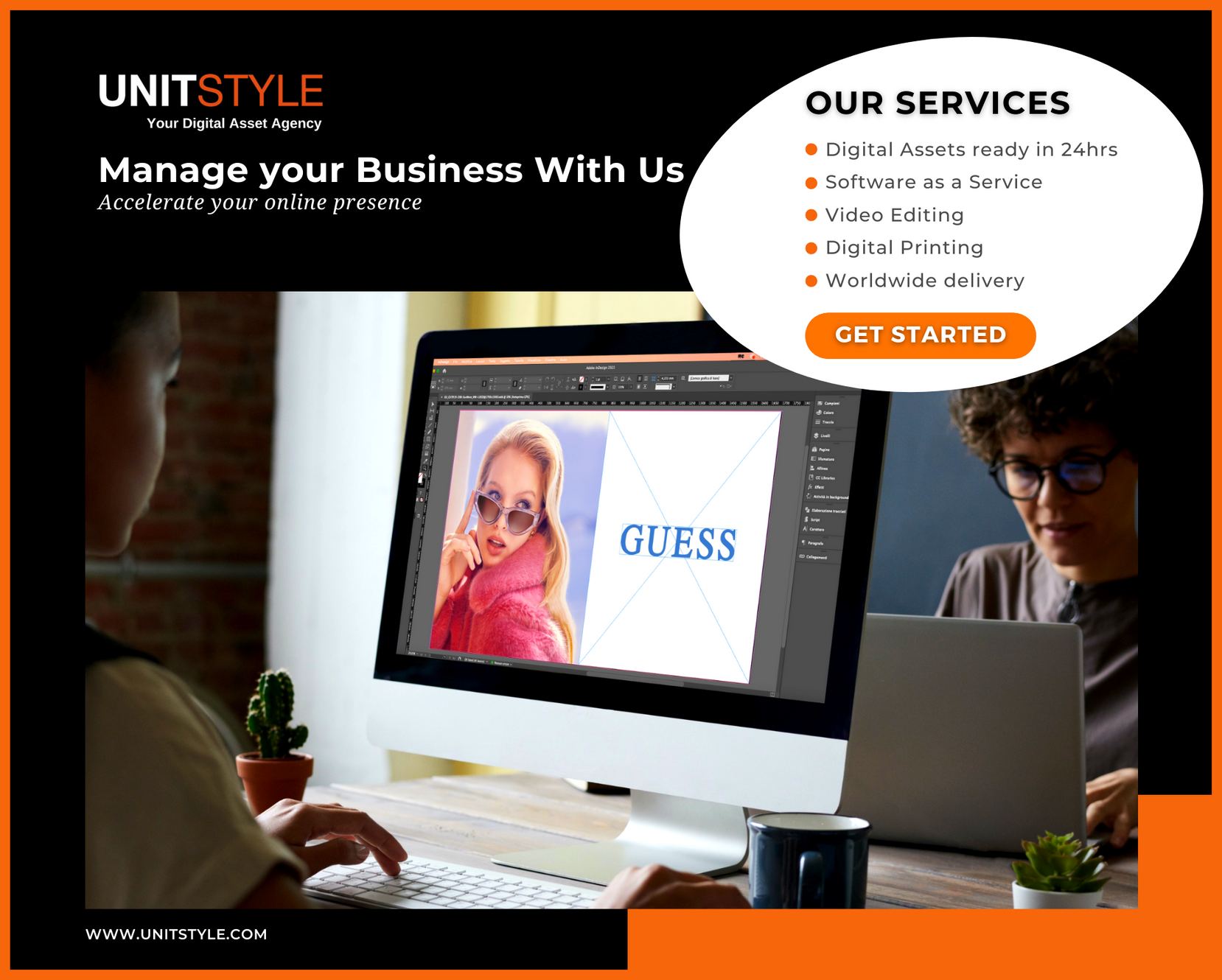 UNITSTYLE Media Agency VERONA Image & Video editing Digital Printing