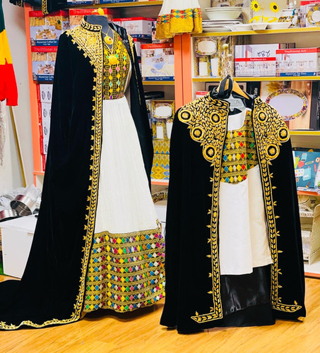 Queen Saba & King Solomon Couple KABA (RENTAL) | Didi Design & Altera