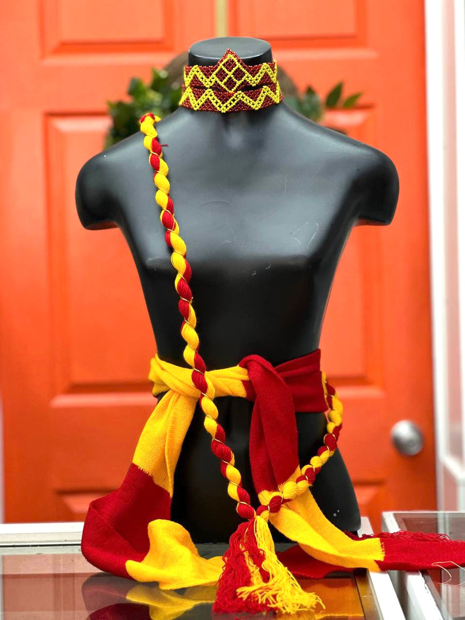 Ashenda Accessories Set (Red) | Didi Design & Altera