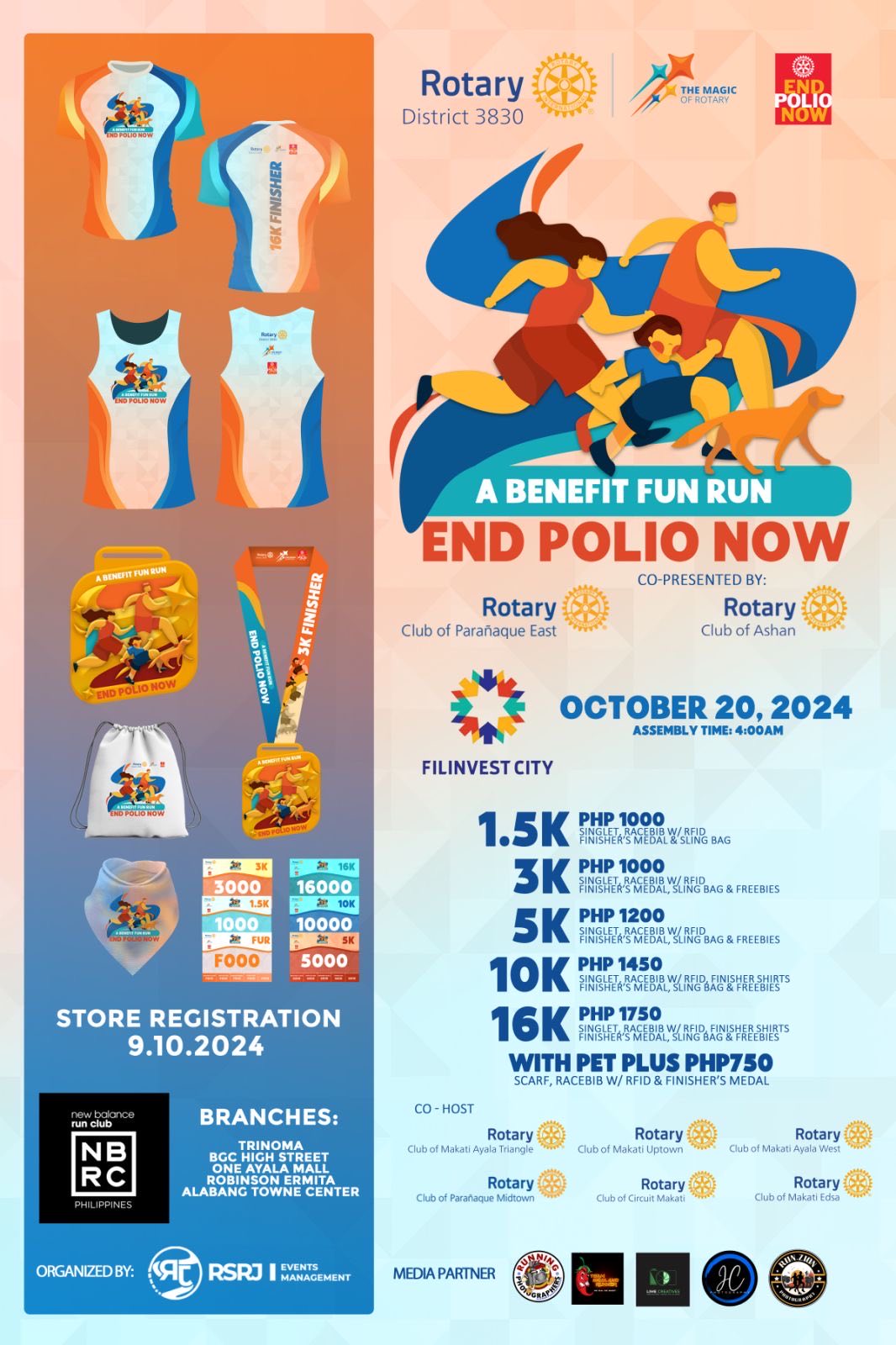 A BENEFIT FUN RUN: END POLIO NOW