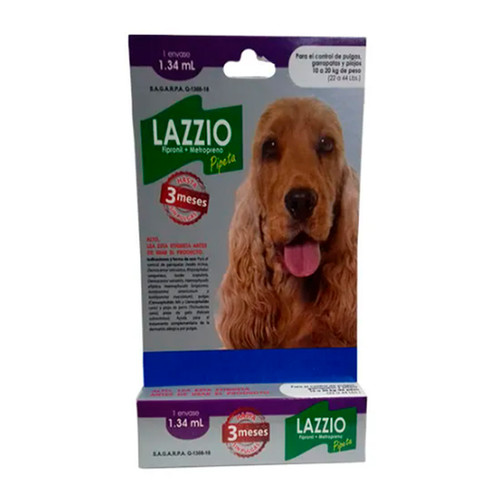 Lazzio Pipeta 10-20kg (3 meses) | Premium Pet