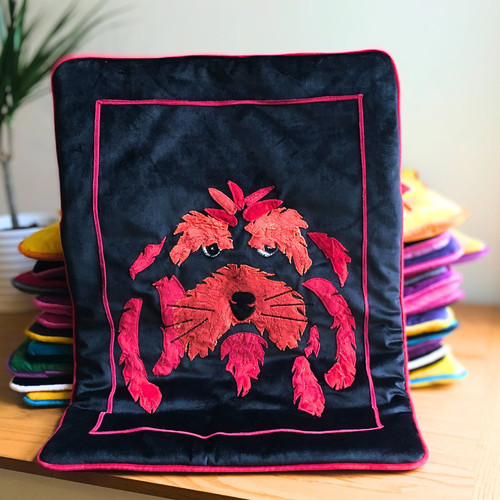 Cockapoo Luxury Dog Blanket | Personalise with Dog Name | A Pop of Appliqué