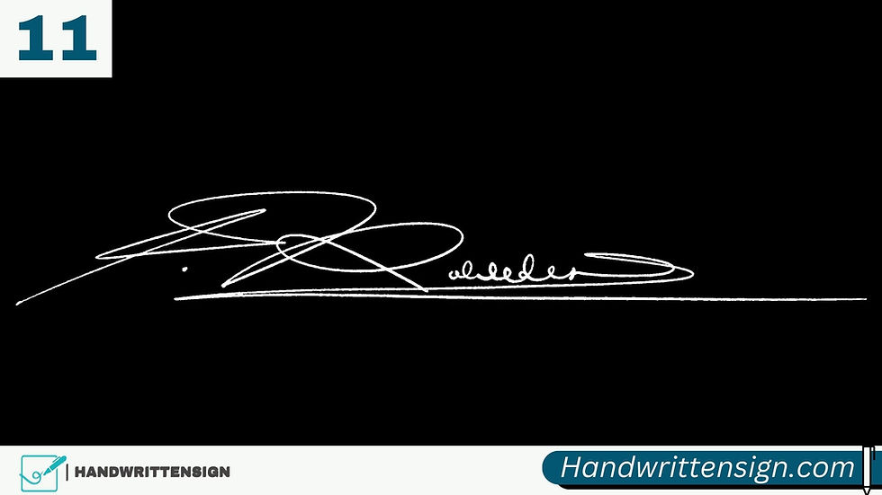 F Letter Signature Style With Examples in 2024