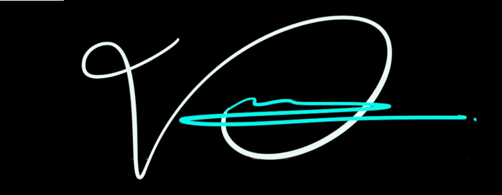 V Letter Signature Style With Examples in 2025