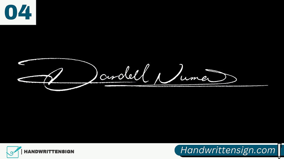 D Letter Signature Style in 2024 | HandwrittenSign