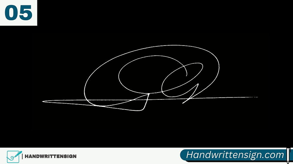 G Letter Signature Style With Examples in 2024