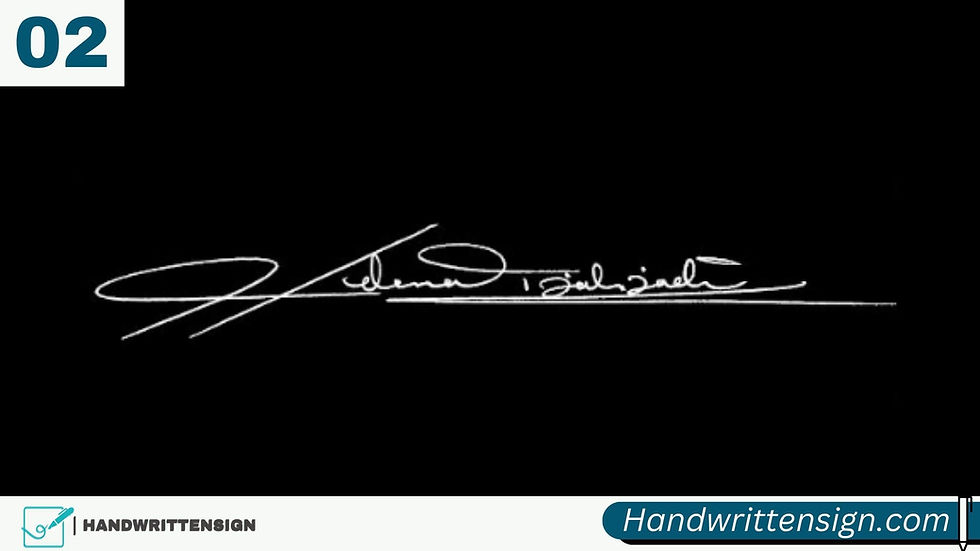 H Letter Signature Style With Examples in 2024