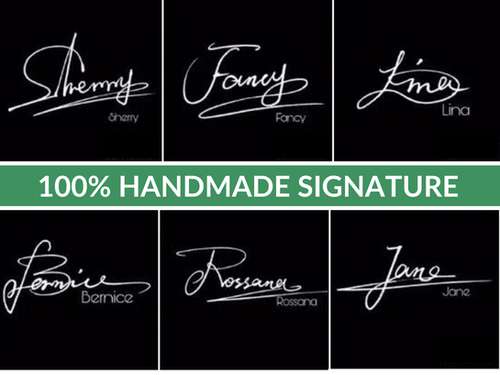 Short Signature design | Real Handwritting Style