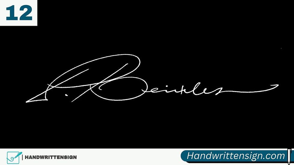 P Letter Signature Style in 2024 | HandwrittenSign