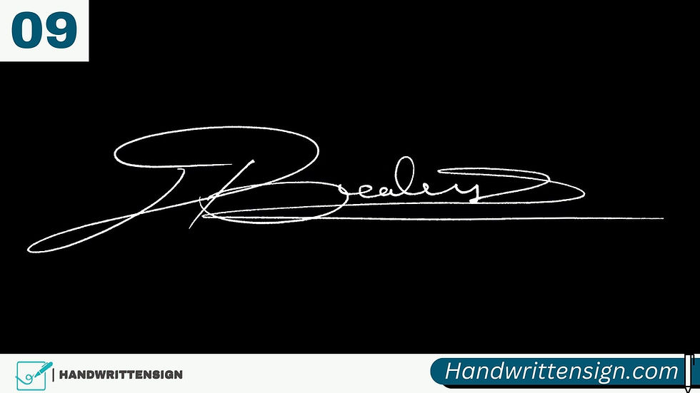 J Letter Signature Style (with examples) in 2024