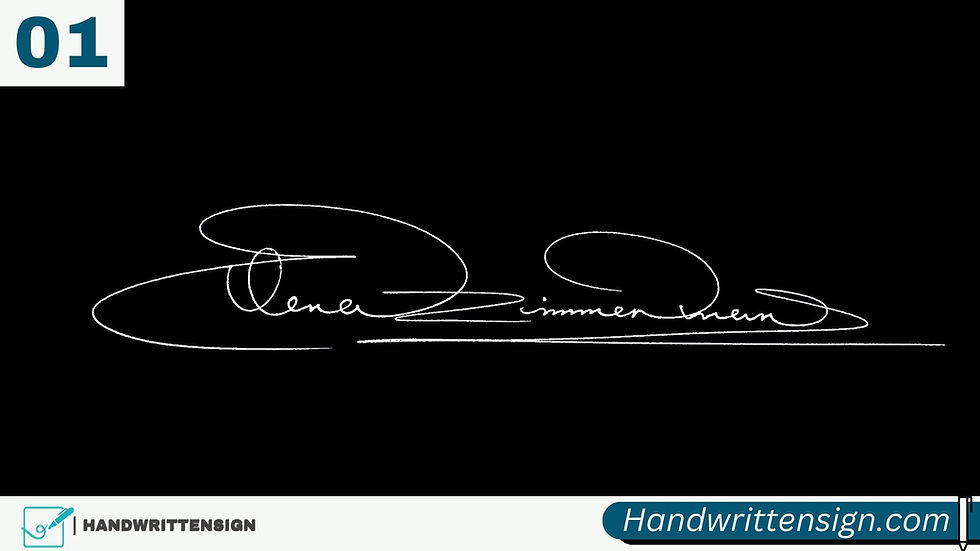 E Letter Signature Style With Examples in 2024