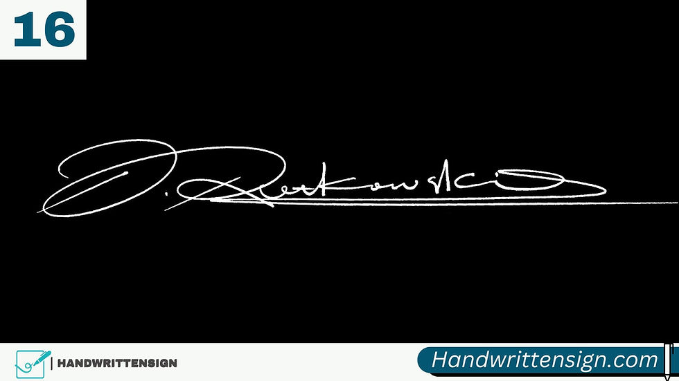 D Letter Signature Style in 2025 | HandwrittenSign