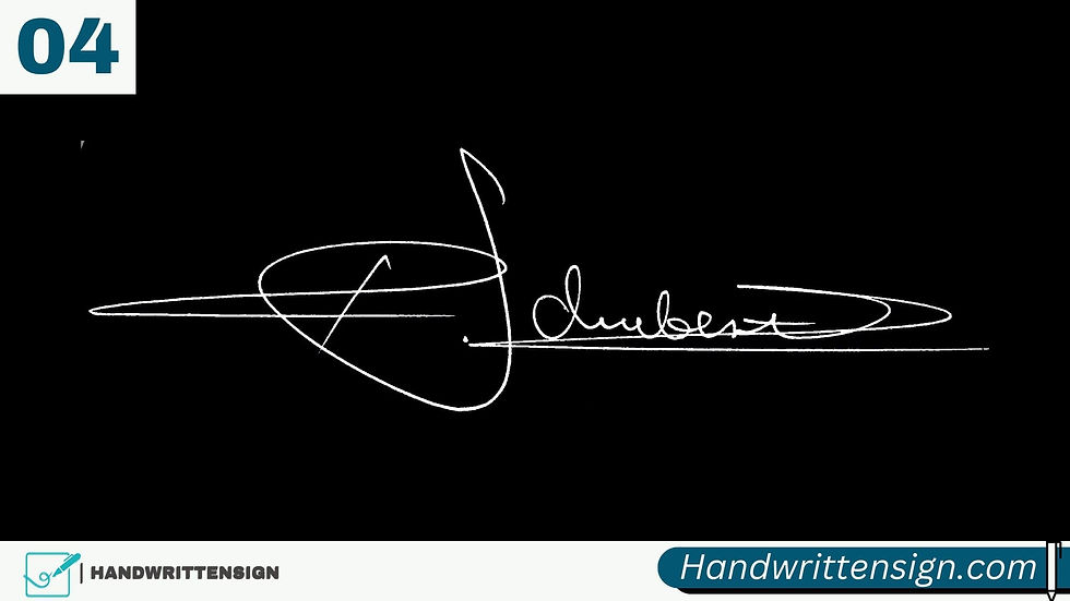 F Letter Signature Style With Examples in 2024