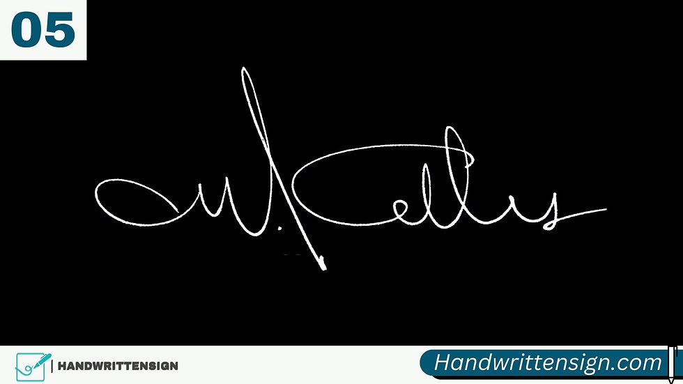 M Letter Signature Style in 2024 | HandwrittenSign